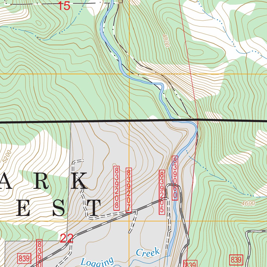 Riceville, MT FSTopo Map by US Forest Service - Topo | Avenza Maps