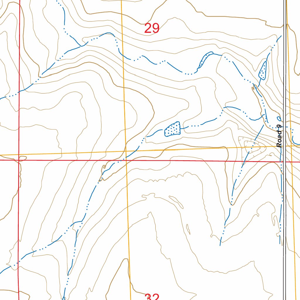 Richfield SW, KS FSTopo Map by US Forest Service - Topo | Avenza Maps