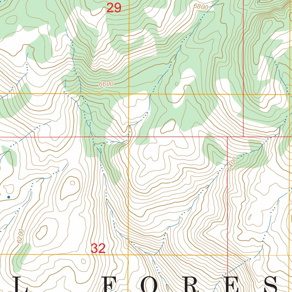 Rincon Peak, AZ FSTopo Map by US Forest Service - Topo | Avenza Maps