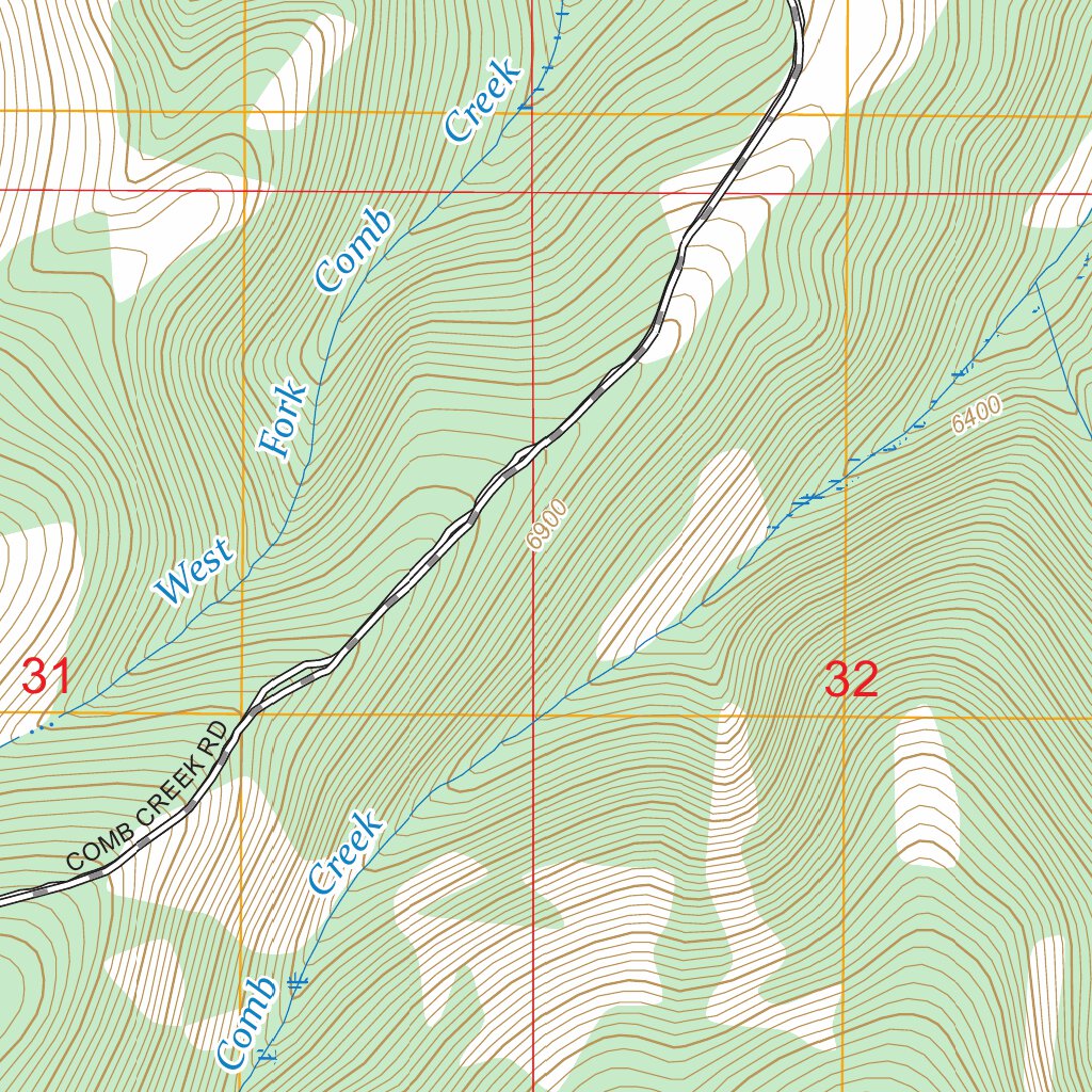 Rimrock Divide, MT FSTopo Map by US Forest Service - Topo | Avenza Maps