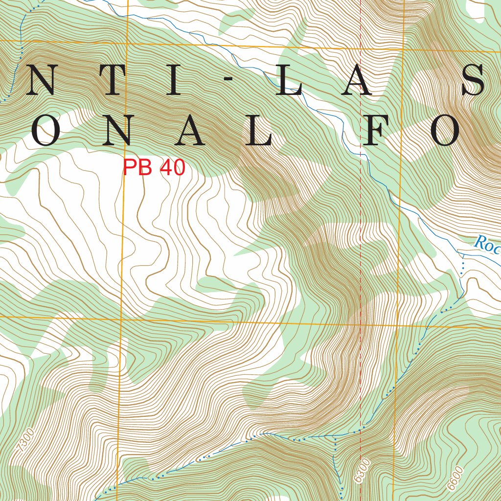Roc Creek, CO FSTopo Map by US Forest Service - Topo | Avenza Maps