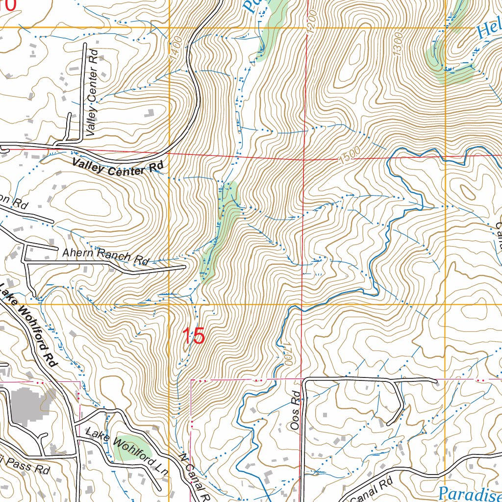 Rodriguez Mountain, CA FSTopo Map by US Forest Service - Topo | Avenza Maps