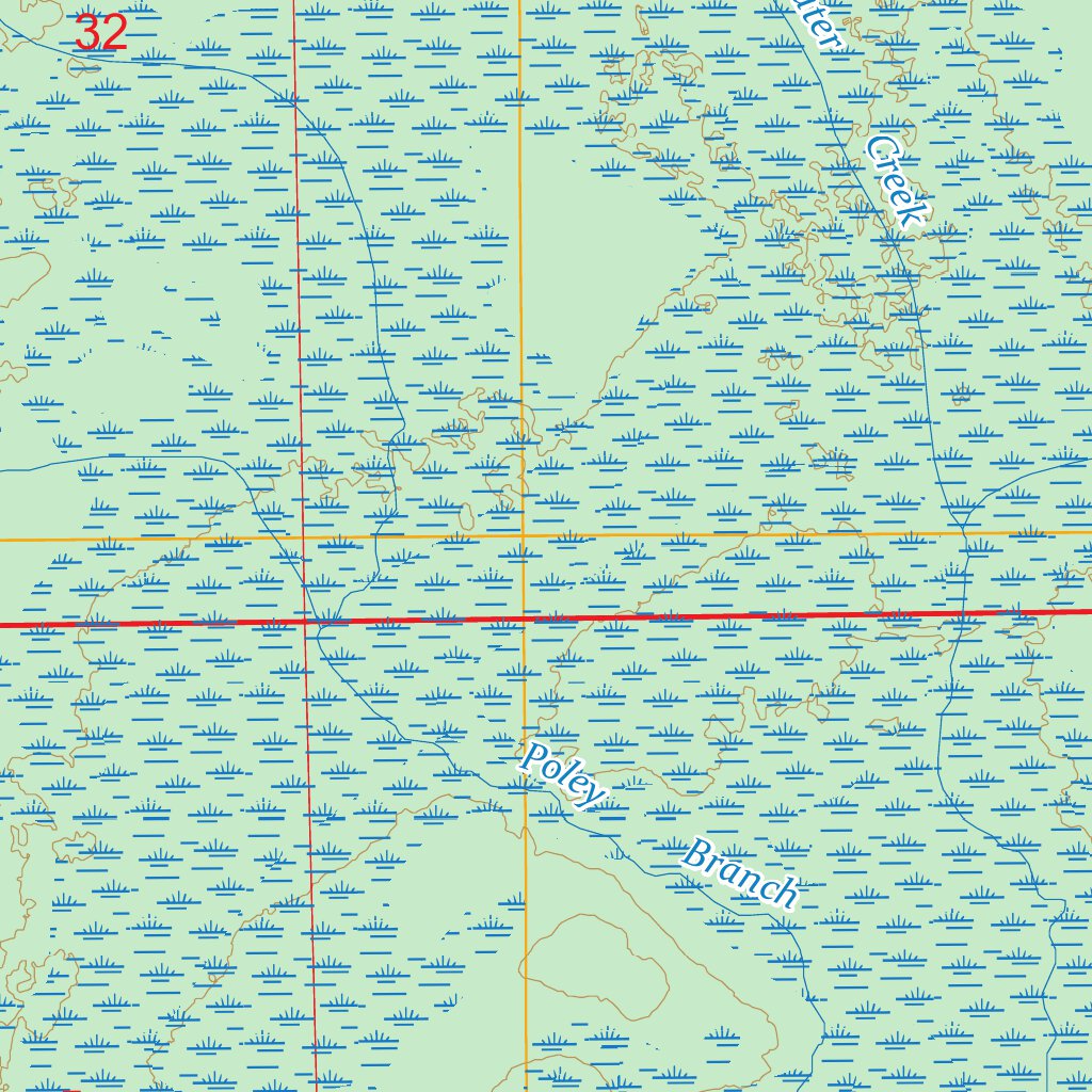 Rodman, FL FSTopo Map by US Forest Service - Topo | Avenza Maps