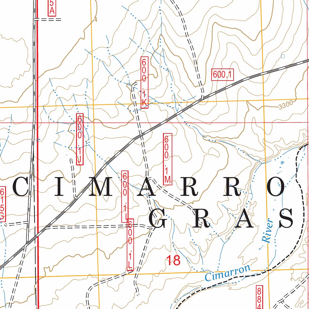 Rolla NW, KS FSTopo Map by US Forest Service - Topo | Avenza Maps