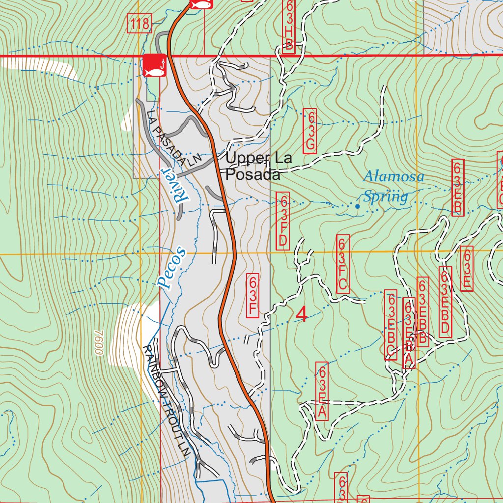 Rosilla Peak, NM FSTopo Map by US Forest Service - Topo | Avenza Maps
