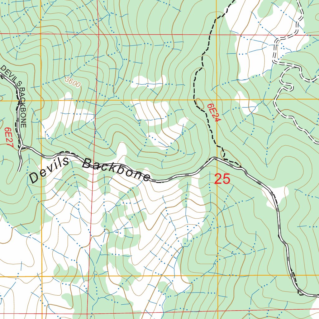 Ruth Lake, CA FSTopo Map by US Forest Service - Topo | Avenza Maps
