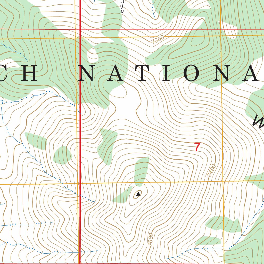 Sabie Mountain, UT FSTopo Map by US Forest Service - Topo | Avenza Maps