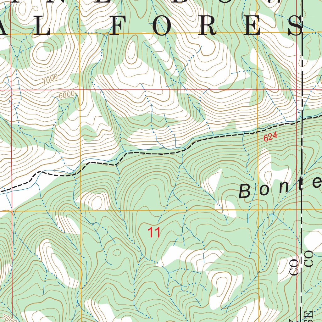 Saddleback Mountain, WY FSTopo Map by US Forest Service - Topo | Avenza ...