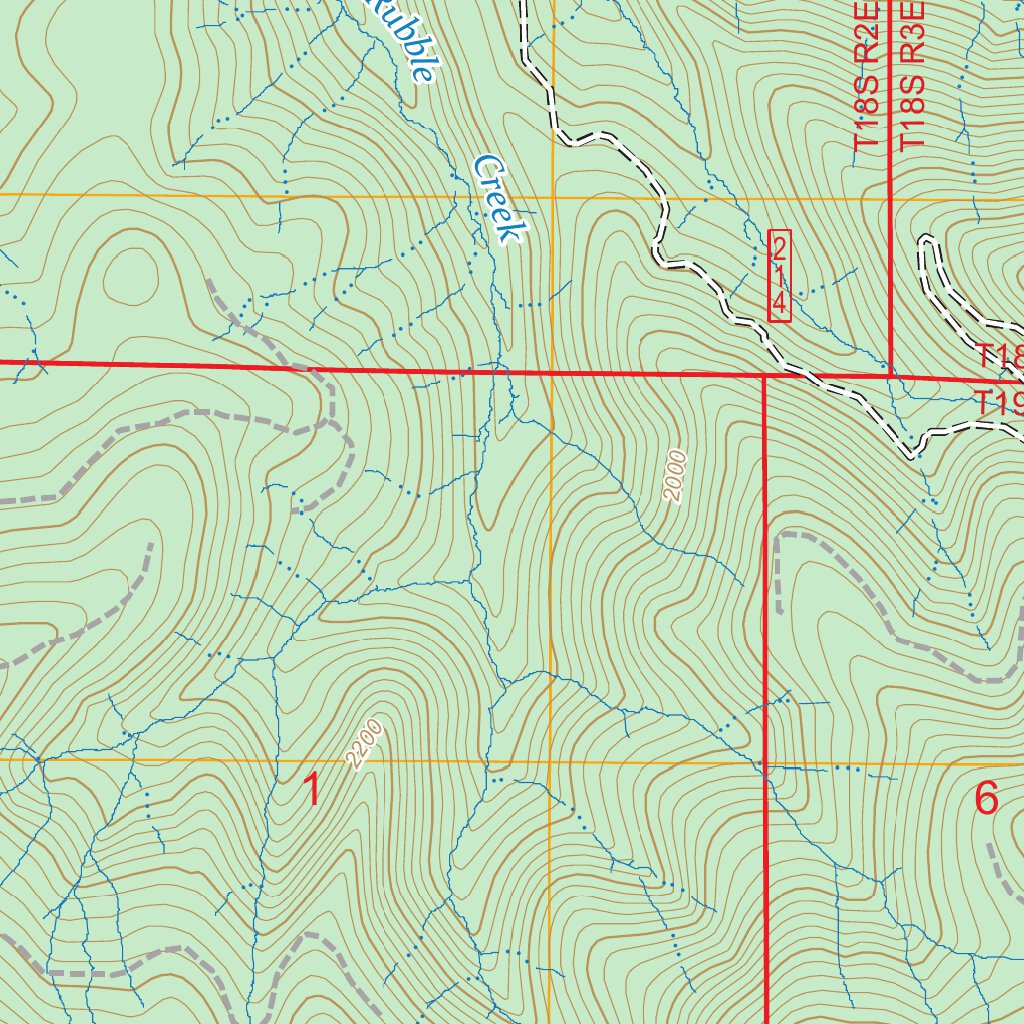 Saddleblanket Mountain, OR FSTopo Map by US Forest Service - Topo ...