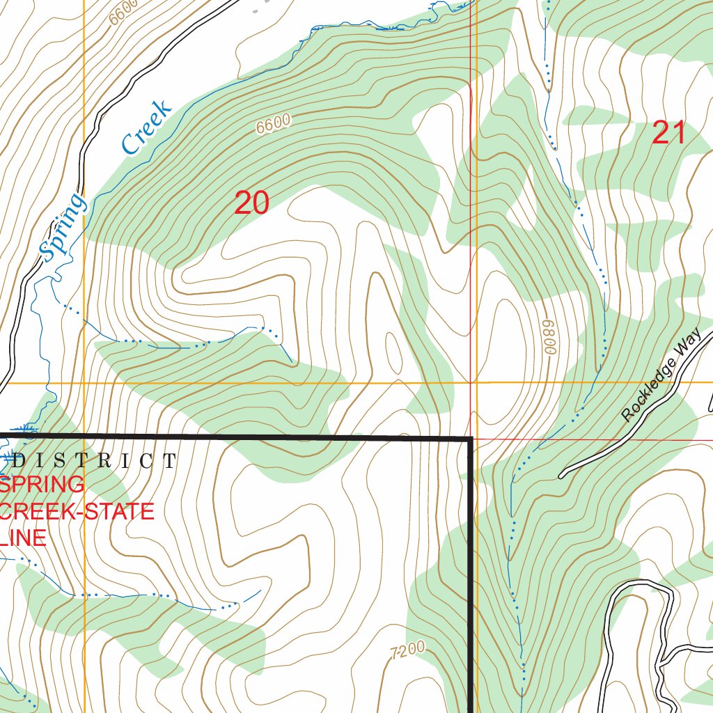 Sage Valley, ID-WY FSTopo Map by US Forest Service - Topo | Avenza Maps