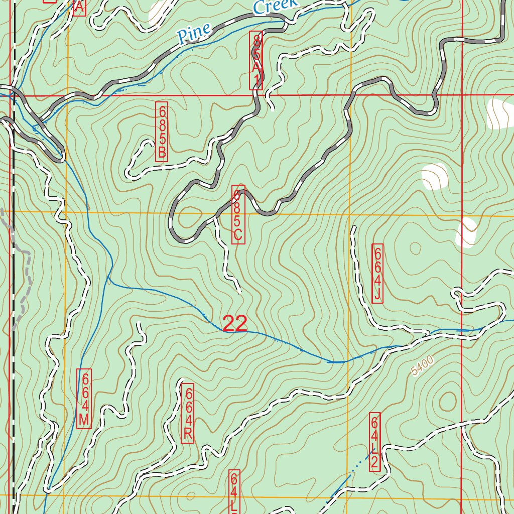 Sage Hen Reservoir, ID FSTopo Map by US Forest Service - Topo | Avenza Maps