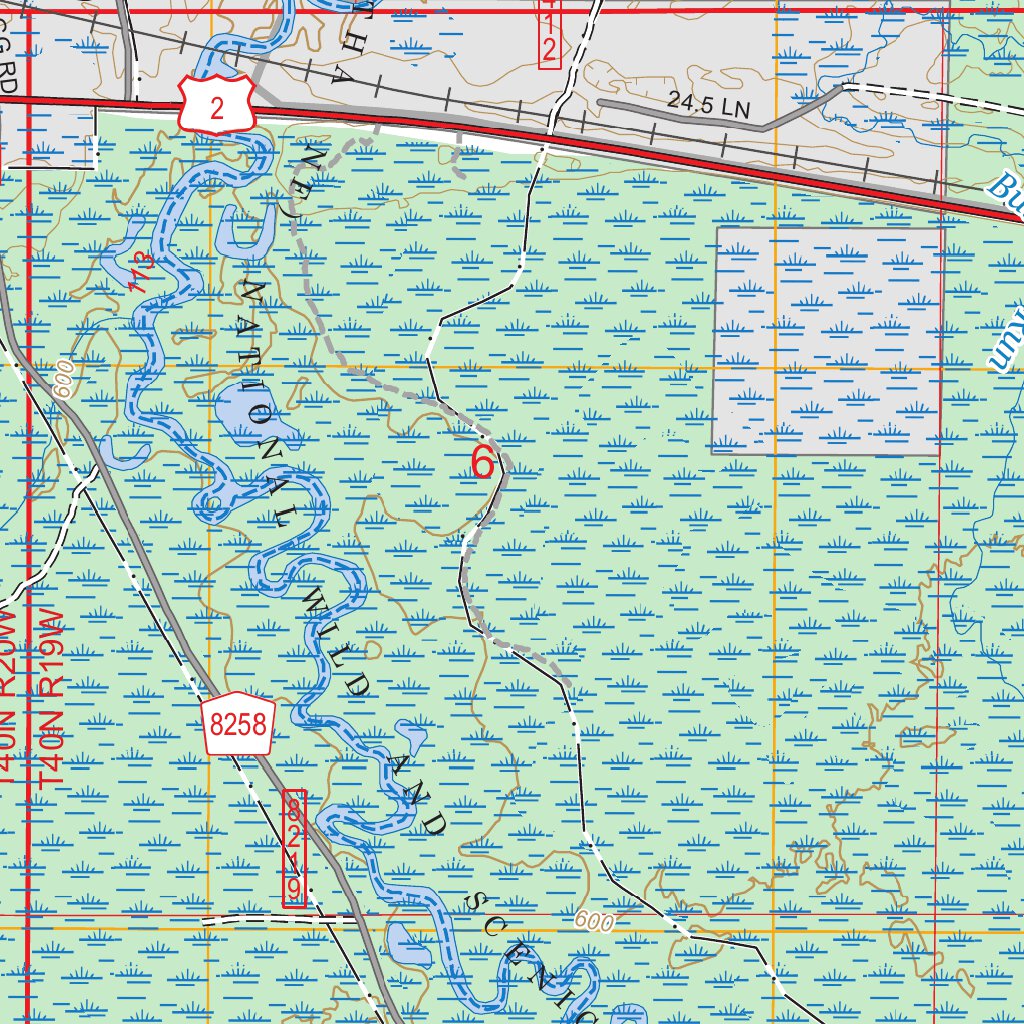 Saint Jacques, MI FSTopo Map by US Forest Service - Topo | Avenza Maps