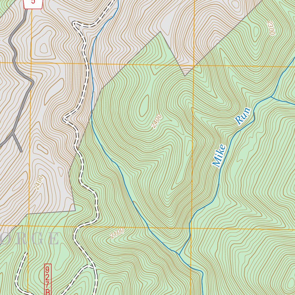 Saint George, WV FSTopo Map by US Forest Service - Topo | Avenza Maps