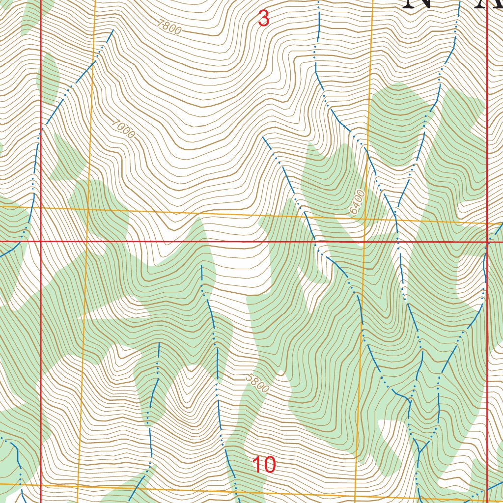 Saint Mary Peak, MT FSTopo Map by US Forest Service - Topo | Avenza Maps