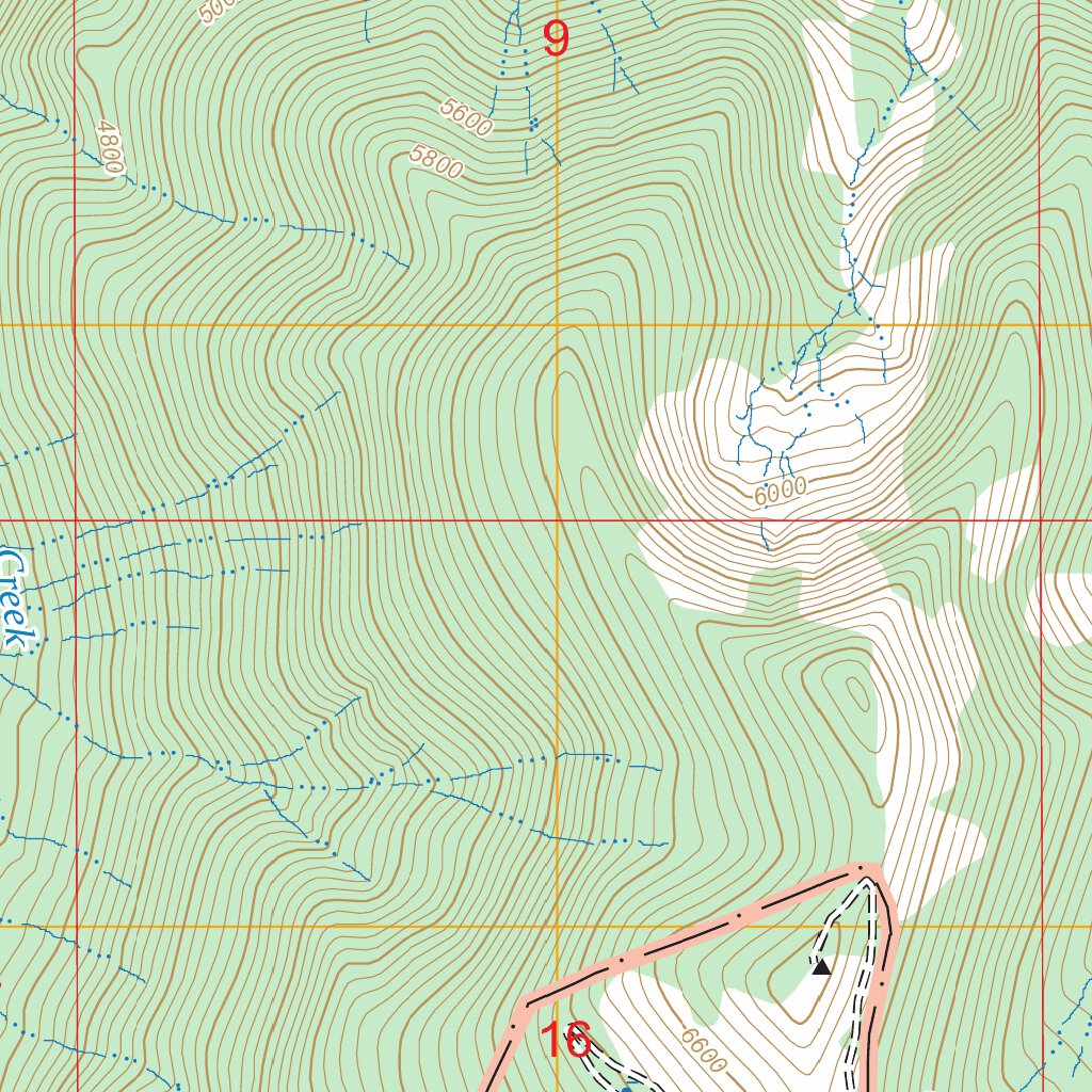 Salmo Mountain, WA-ID-BC FSTopo Map by US Forest Service - Topo ...