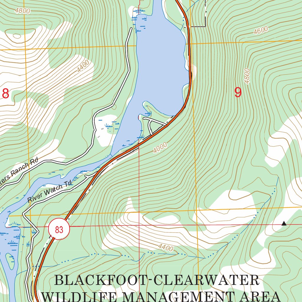 Salmon Lake, MT FSTopo Map by US Forest Service - Topo | Avenza Maps