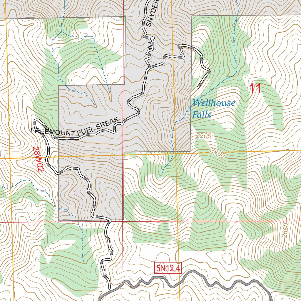 San Marcos Pass, CA FSTopo Map by US Forest Service - Topo | Avenza Maps