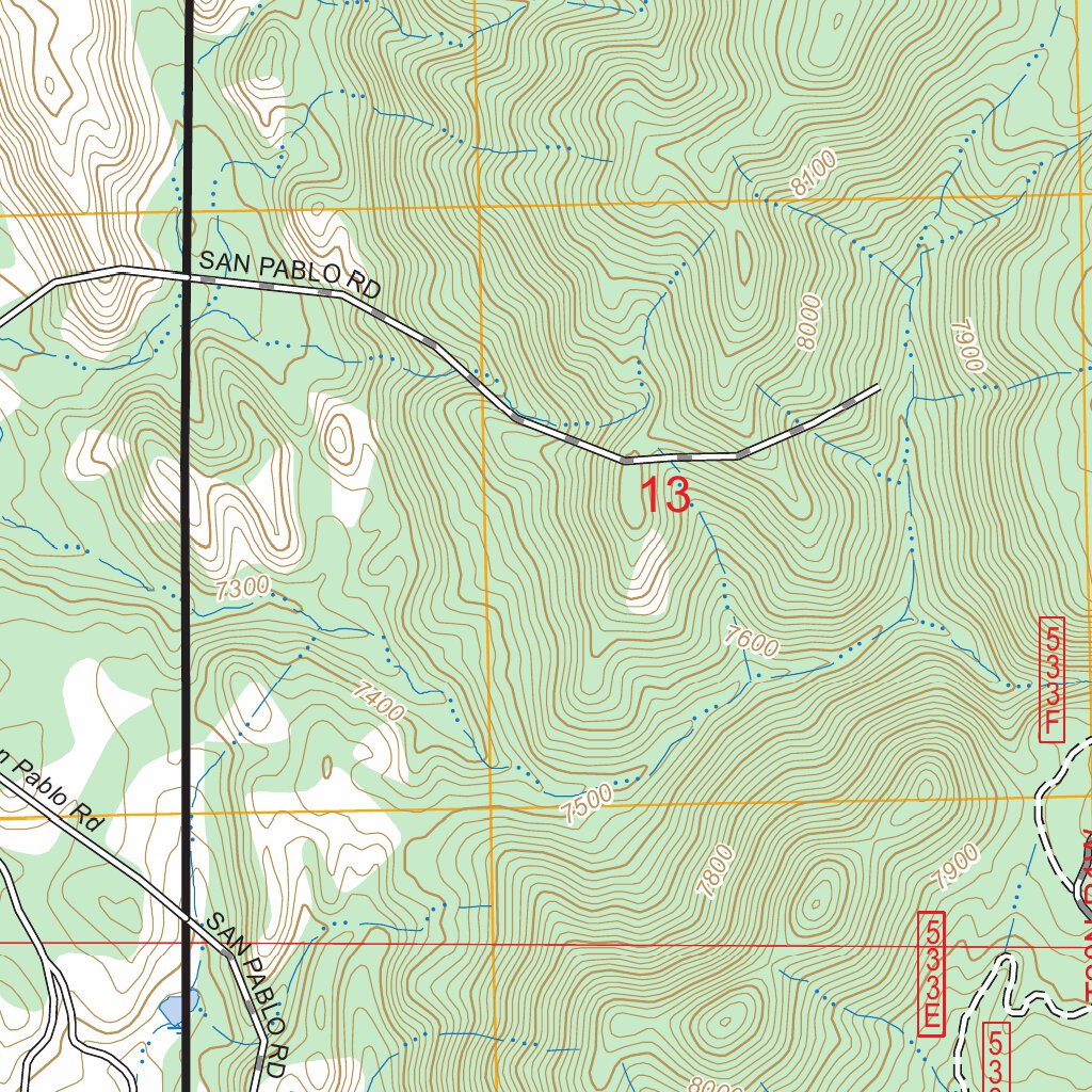 San Pablo, NM FSTopo Map by US Forest Service - Topo | Avenza Maps
