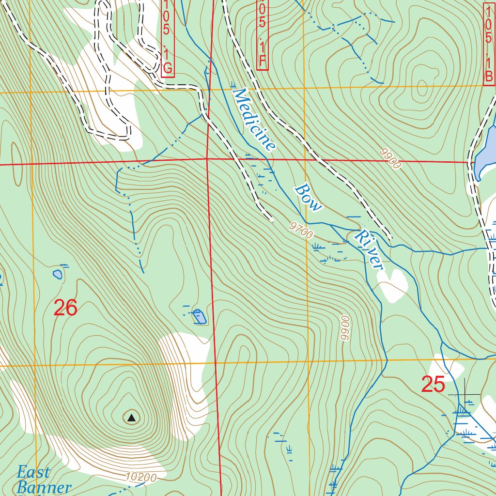 Sand Lake, WY FSTopo Map by US Forest Service - Topo | Avenza Maps