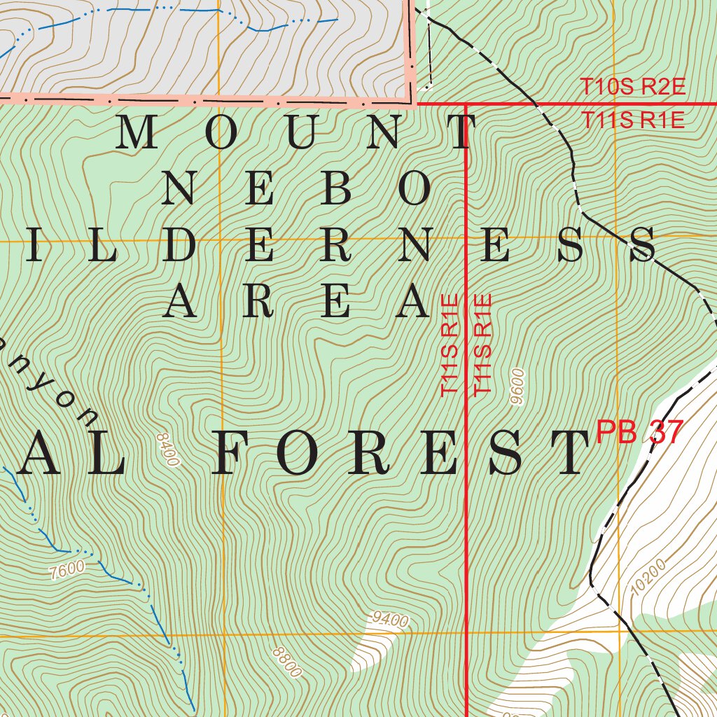 Santaquin, UT FSTopo Map by US Forest Service - Topo | Avenza Maps