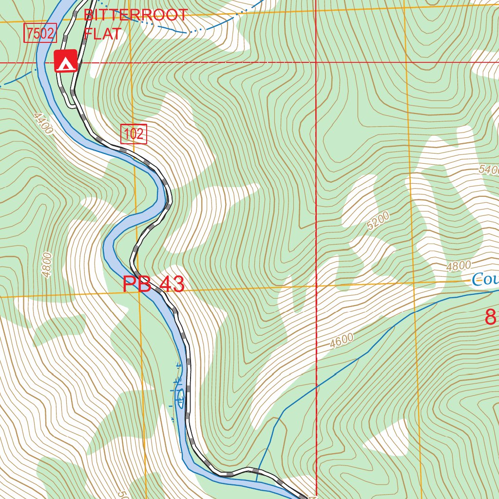 Sawmill Saddle, MT FSTopo Map by US Forest Service - Topo | Avenza Maps
