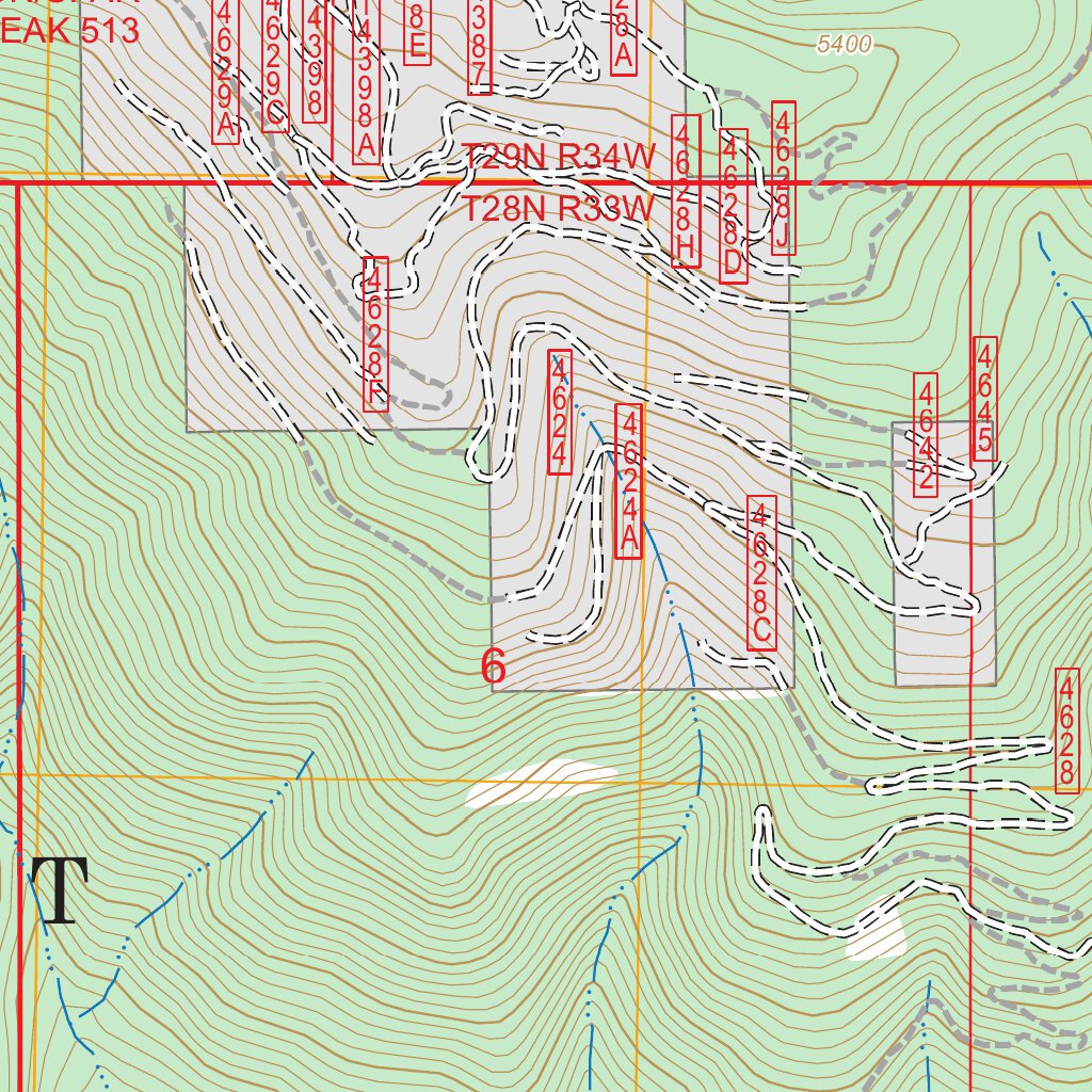 Sawtooth Mountain, MT FSTopo Map by US Forest Service - Topo | Avenza Maps