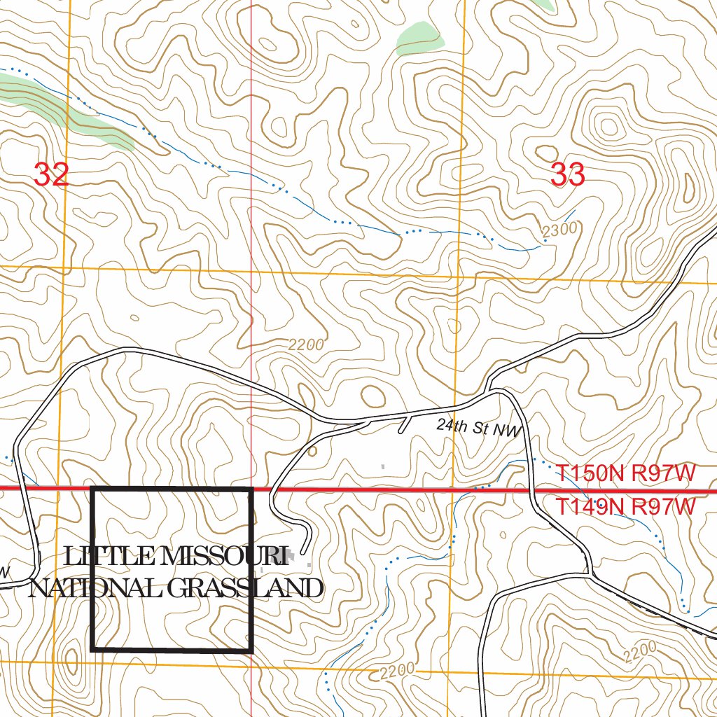 Schafer SE, ND FSTopo Map by US Forest Service - Topo | Avenza Maps