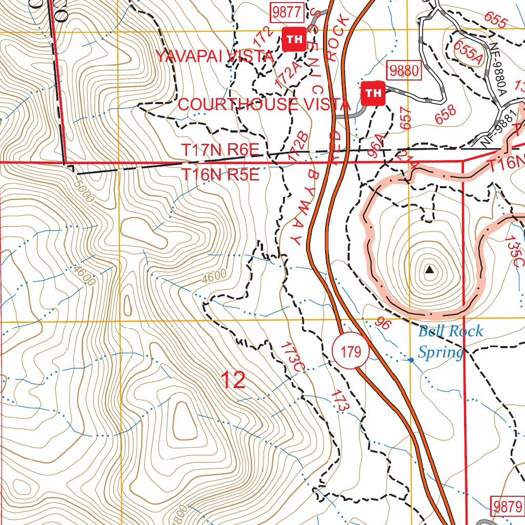Sedona, AZ FSTopo Map by US Forest Service - Topo | Avenza Maps