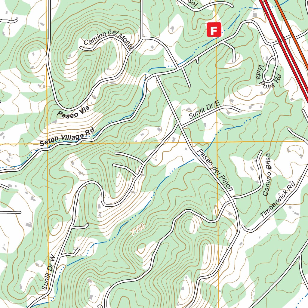 Seton Village, NM FSTopo Map by US Forest Service - Topo | Avenza Maps