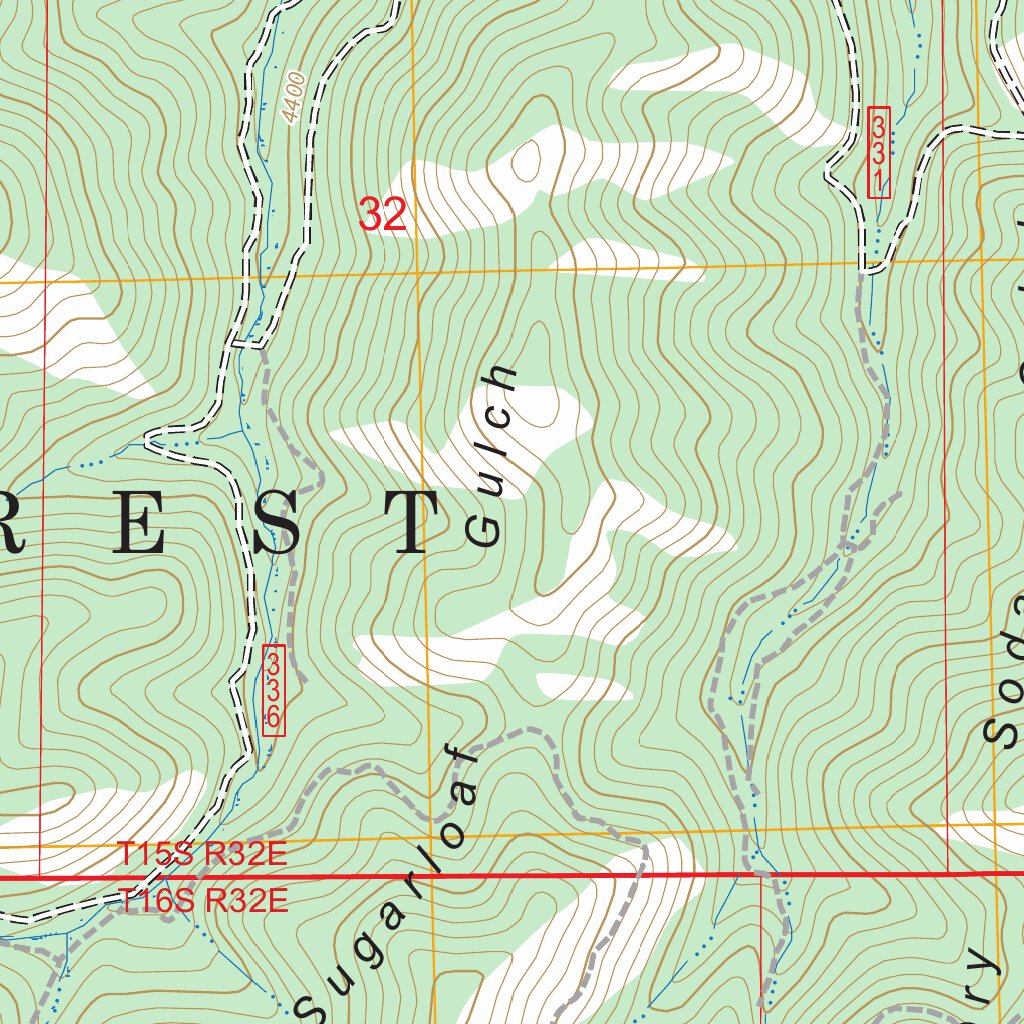 Seneca, OR FSTopo Map by US Forest Service - Topo | Avenza Maps