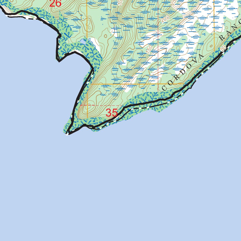 Seward A-2 NE, AK FSTopo Map by US Forest Service - Topo | Avenza Maps