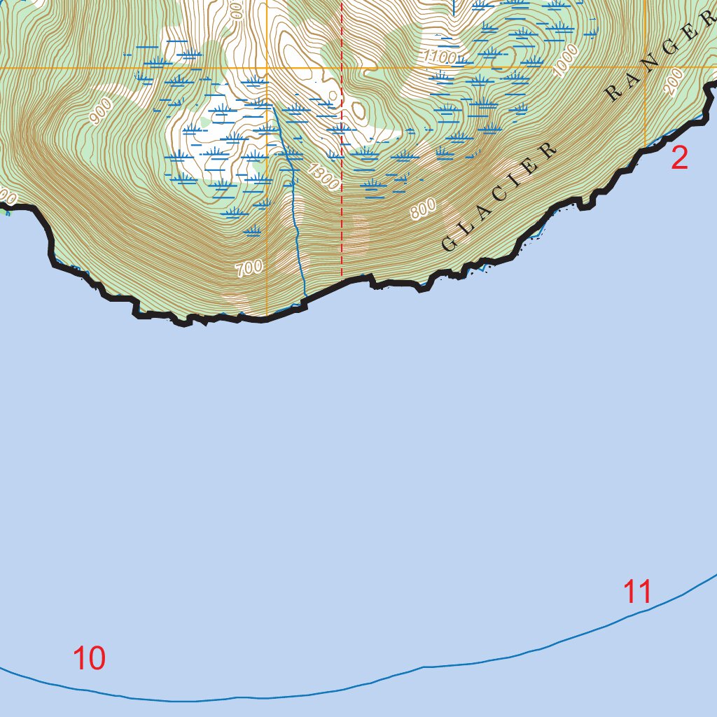 Seward D-1 SE, AK FSTopo Map by US Forest Service - Topo | Avenza Maps