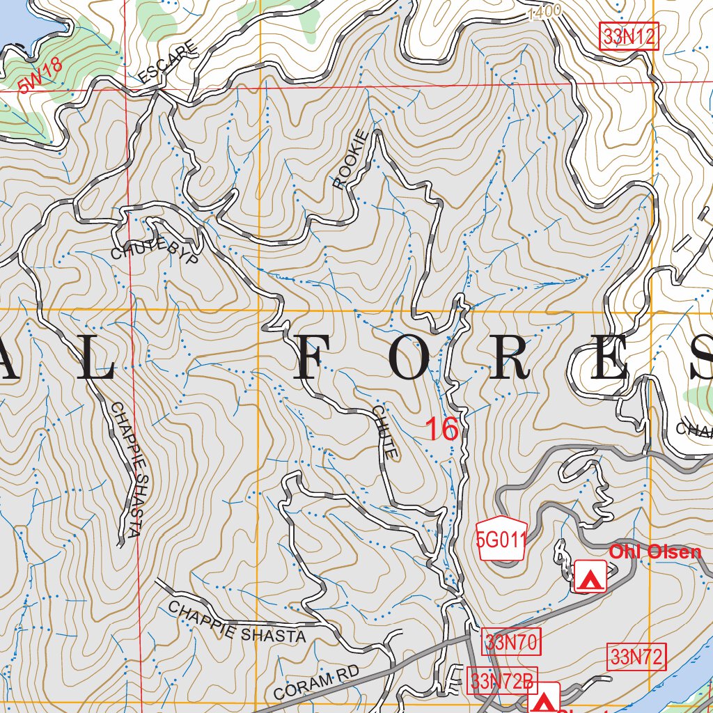 Shasta Dam, CA FSTopo Map by US Forest Service - Topo | Avenza Maps