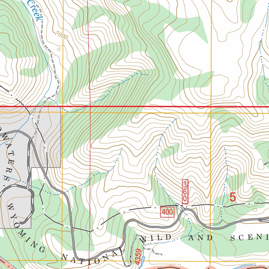 Shadow Mountain, WY FSTopo Map by US Forest Service - Topo | Avenza Maps