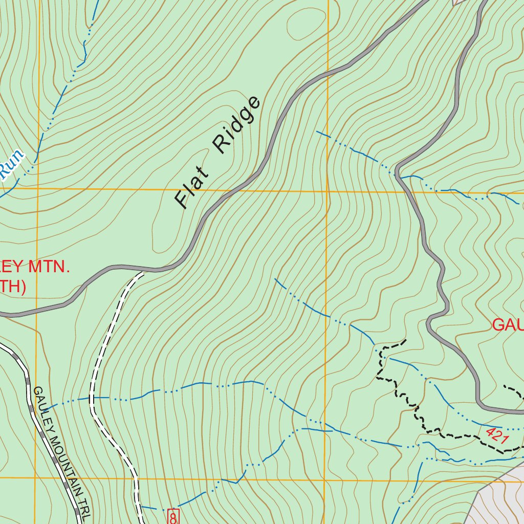 Sharp Knob, WV FSTopo Map by US Forest Service - Topo | Avenza Maps