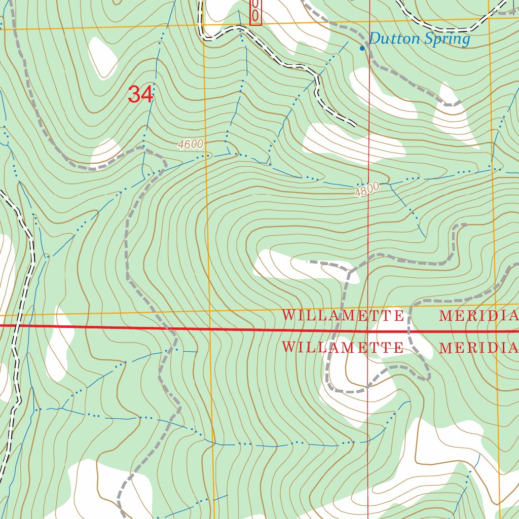 Sharp Ridge, OR FSTopo Map by US Forest Service - Topo | Avenza Maps