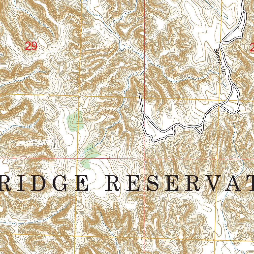 Sheep Mountain Table, SD FSTopo Map by US Forest Service - Topo ...