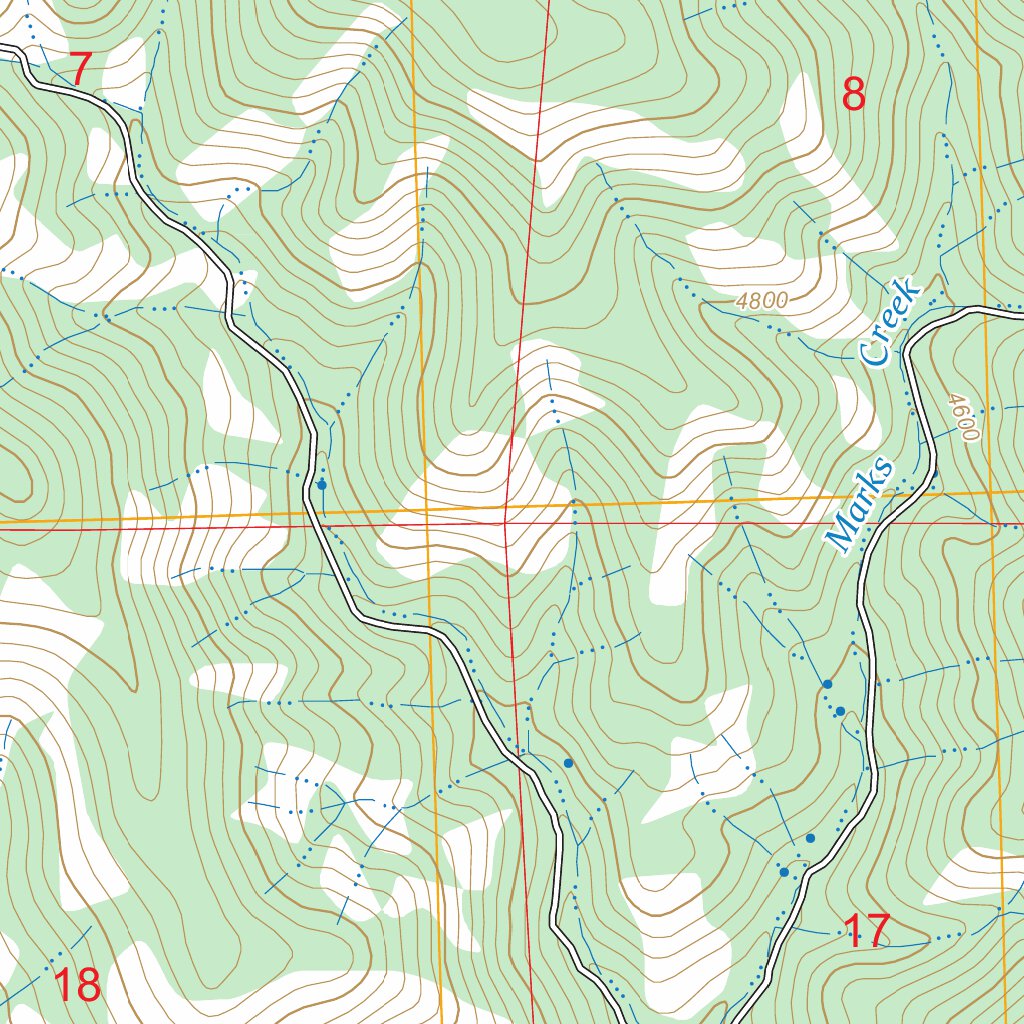 Sheep Ridge, OR FSTopo Map by US Forest Service - Topo | Avenza Maps