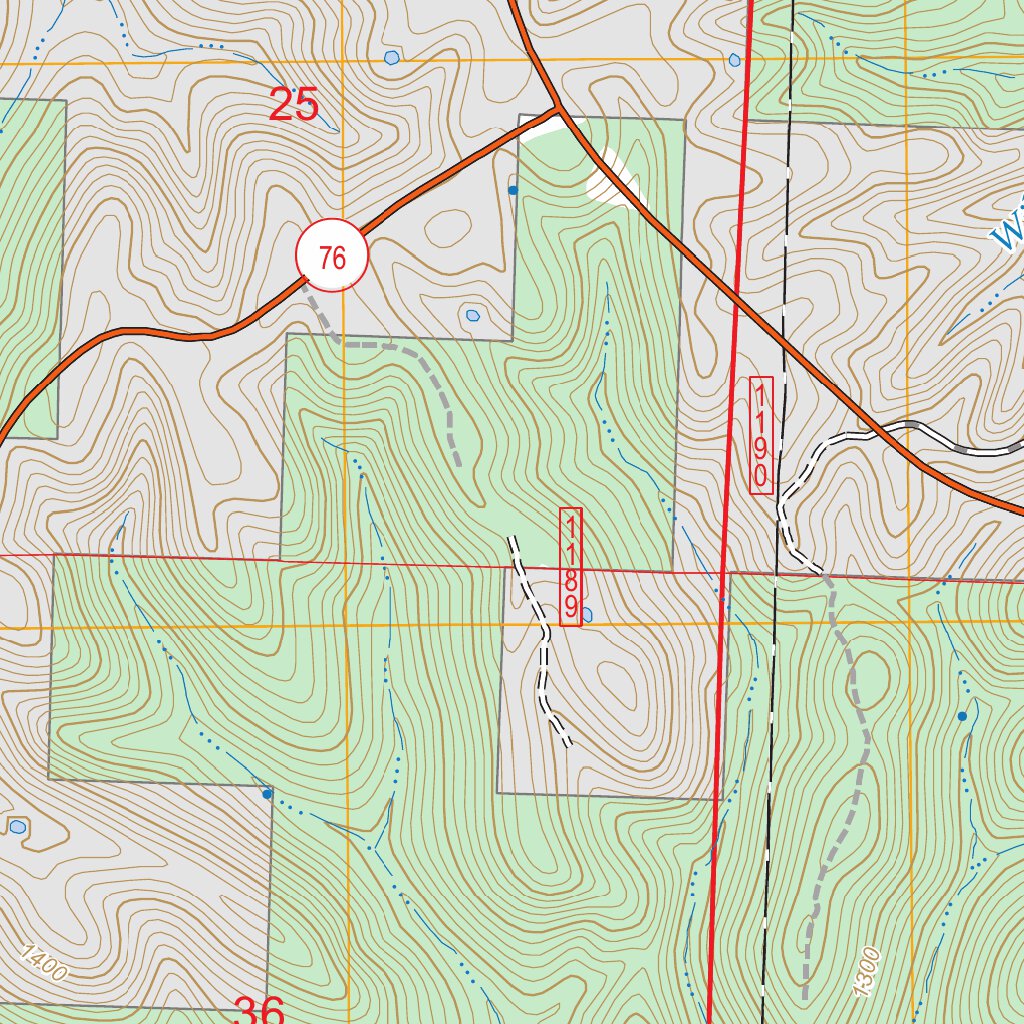 Shell Knob, MO FSTopo Map by US Forest Service - Topo | Avenza Maps