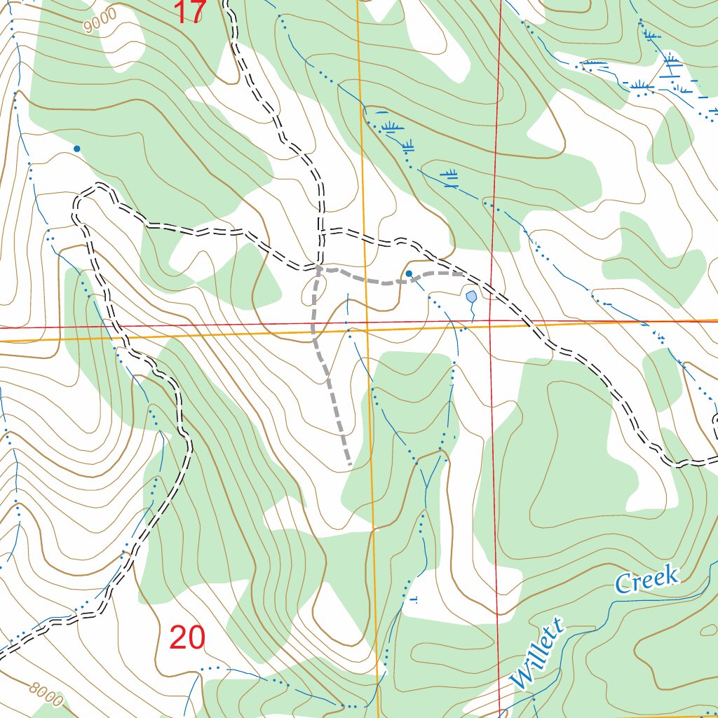 Shell Reservoir, WY FSTopo Map by US Forest Service - Topo | Avenza Maps