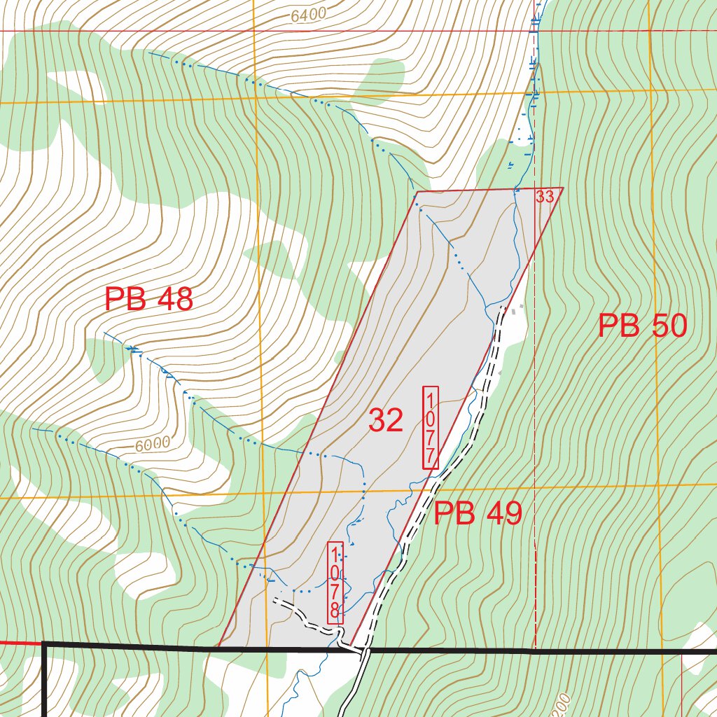 Silver King Mountain, MT FSTopo Map by US Forest Service - Topo ...