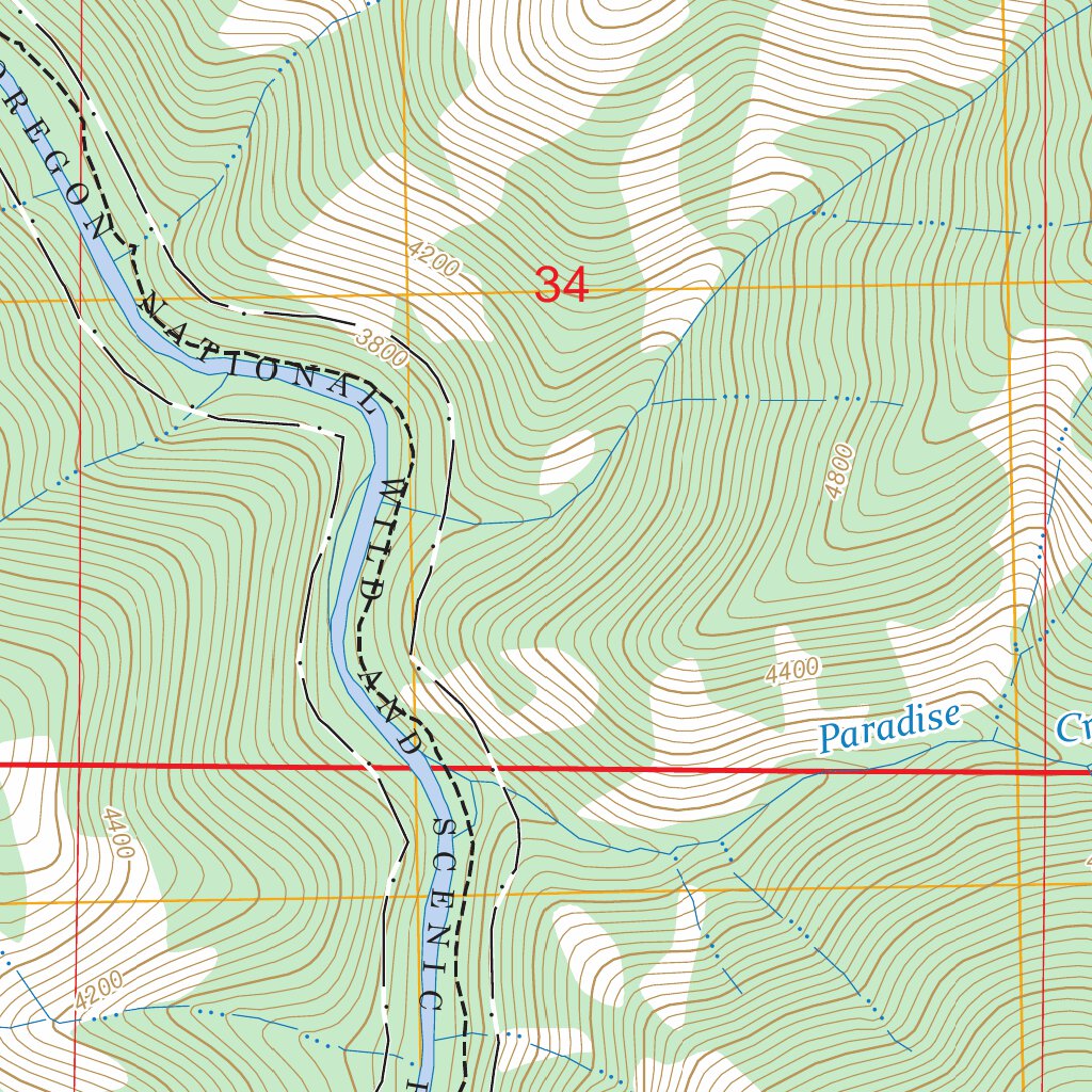 Silver Butte, OR FSTopo Map by US Forest Service - Topo | Avenza Maps