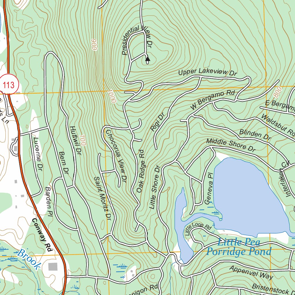 Silver Lake, NH FSTopo Map by US Forest Service - Topo | Avenza Maps