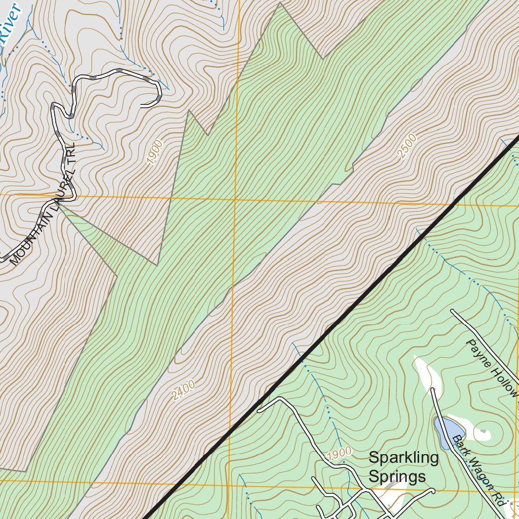 Singers Glen, VA FSTopo Map by US Forest Service - Topo | Avenza Maps