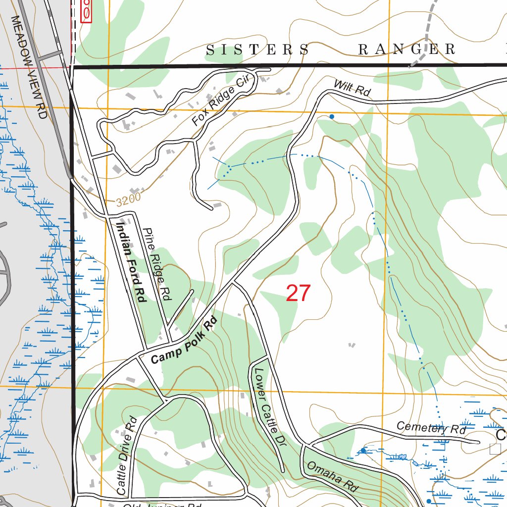 Sisters, OR FSTopo Map by US Forest Service - Topo | Avenza Maps