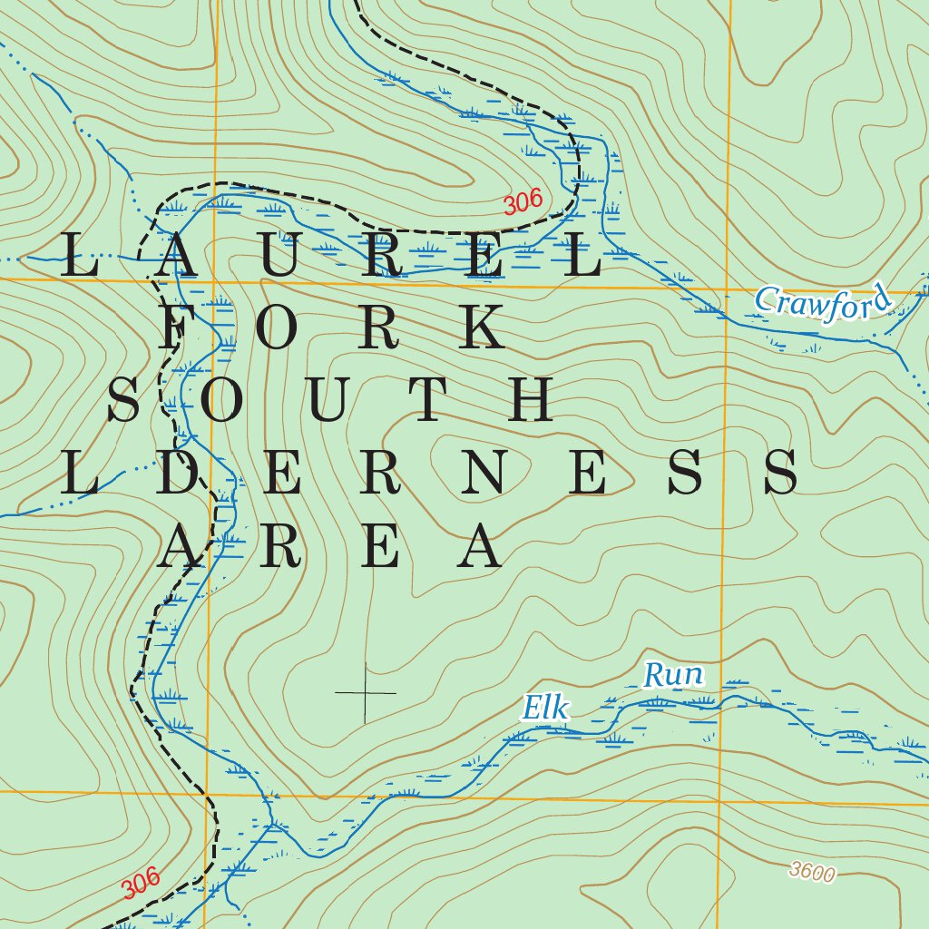 Sinks of Gandy, WV FSTopo Map by US Forest Service - Topo | Avenza Maps