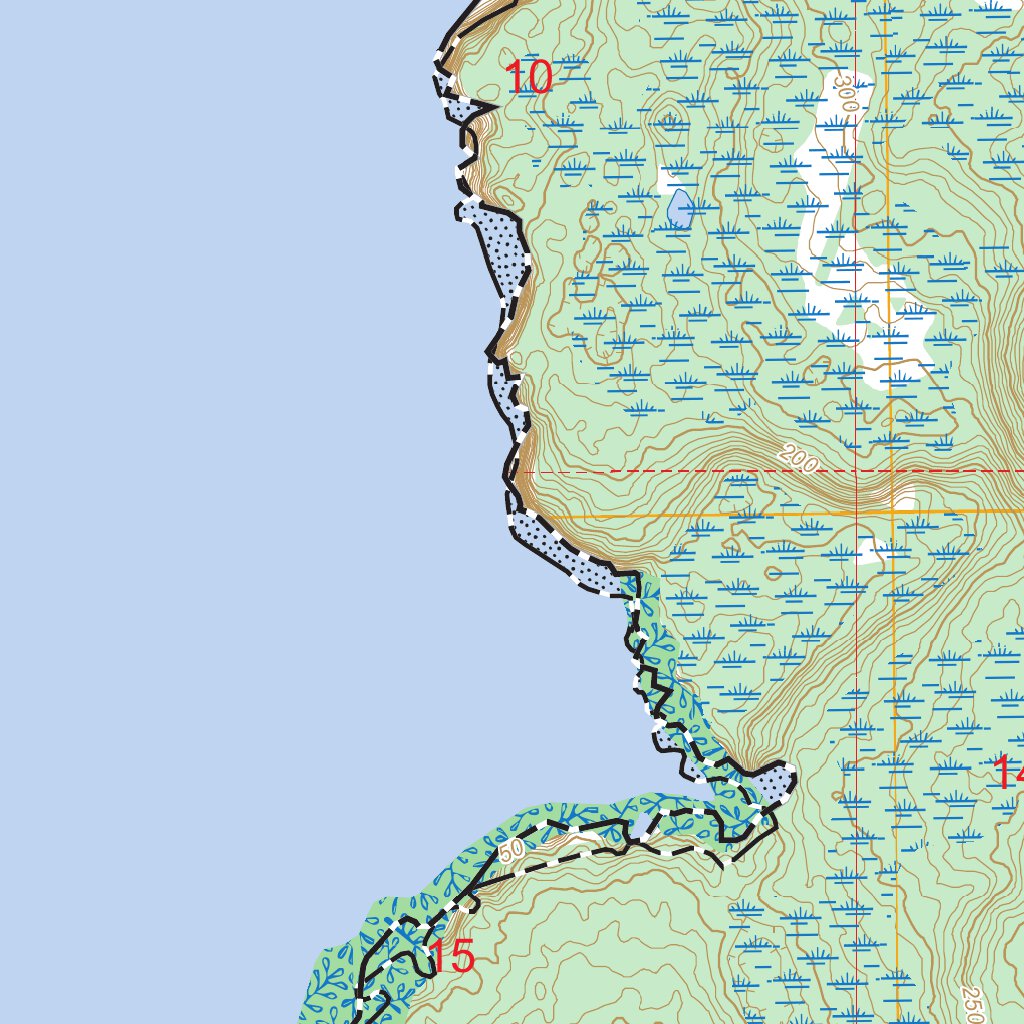 Sitka A-6 SW, AK FSTopo Map by US Forest Service - Topo | Avenza Maps
