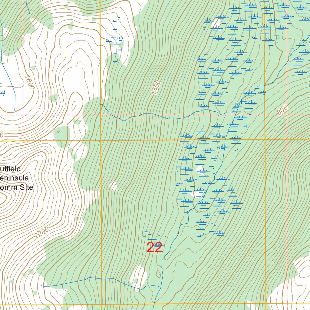Sitka C-5 SE, AK FSTopo Map by US Forest Service - Topo | Avenza Maps