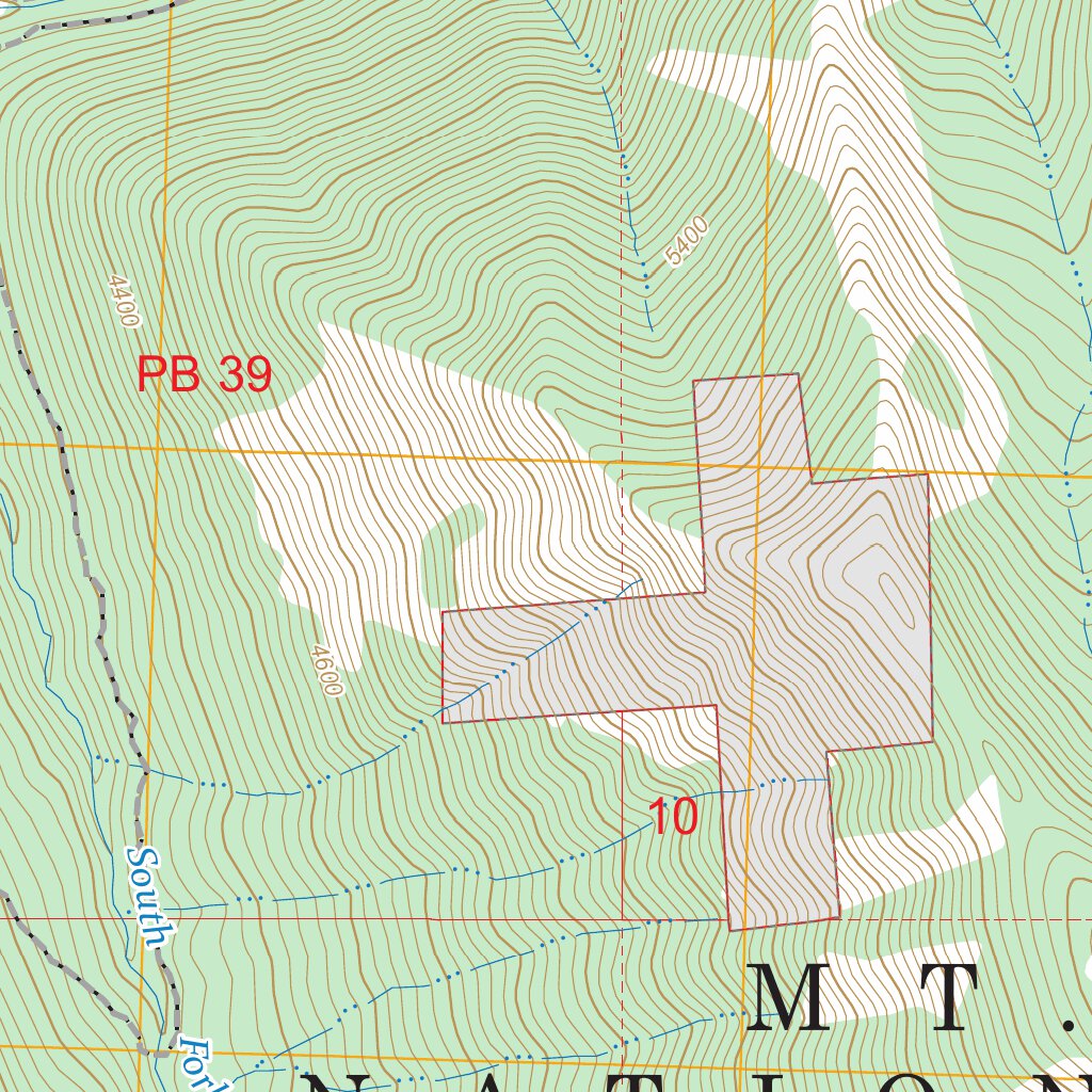Slate Peak, WA FSTopo Map by US Forest Service - Topo | Avenza Maps