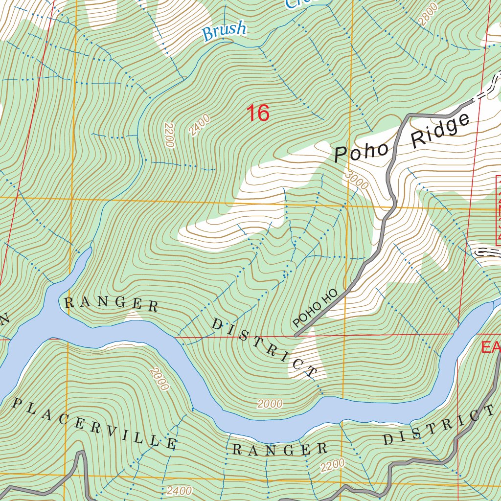Slate Mountain, CA FSTopo Map by US Forest Service - Topo | Avenza Maps